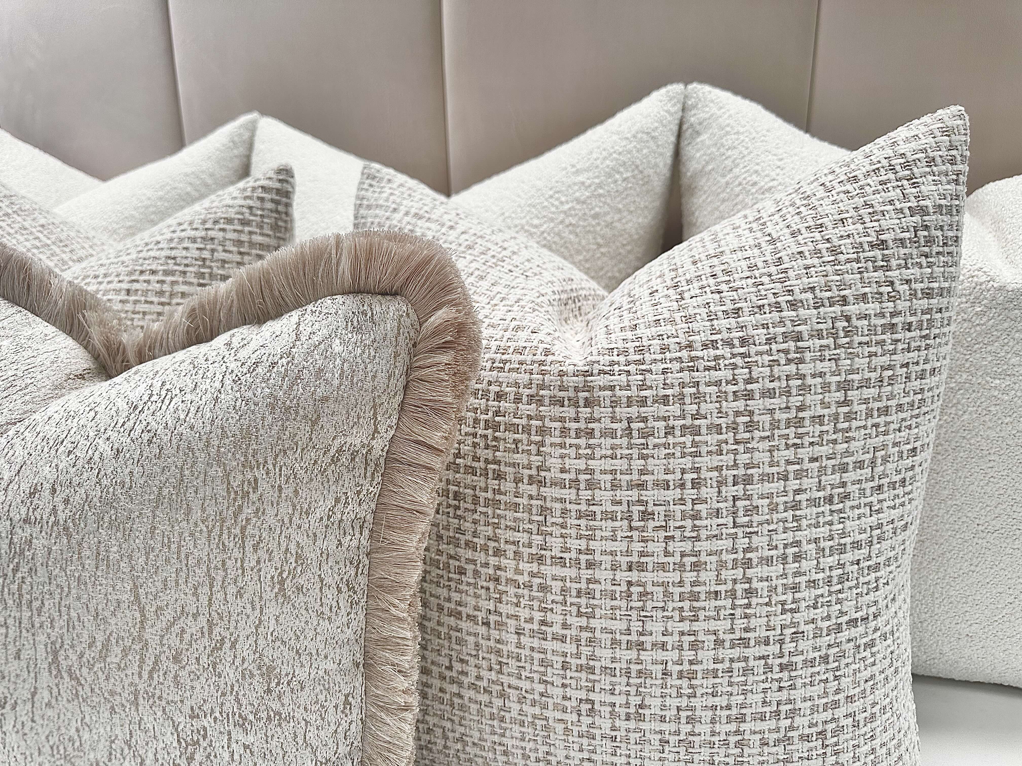 The Couture Cushion | The Luxury Cream Miyake Cushion Set – The Couture ...